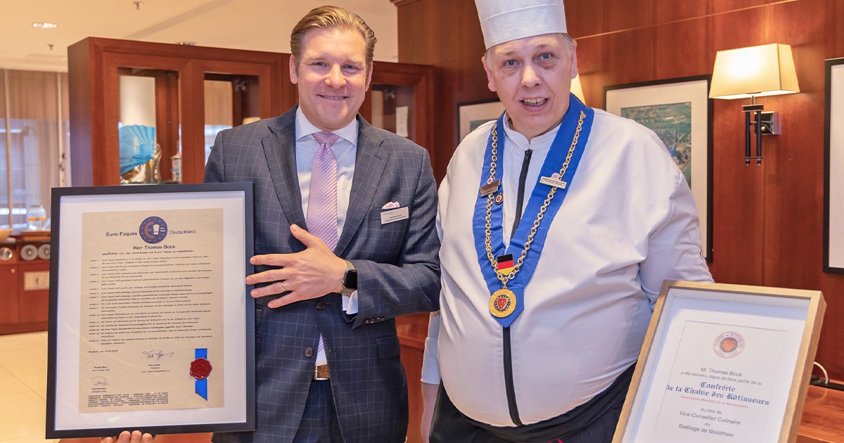 Thomas Bock in Gilde der Profiköche aufgenommen | HOGAPAGE Nachrichten