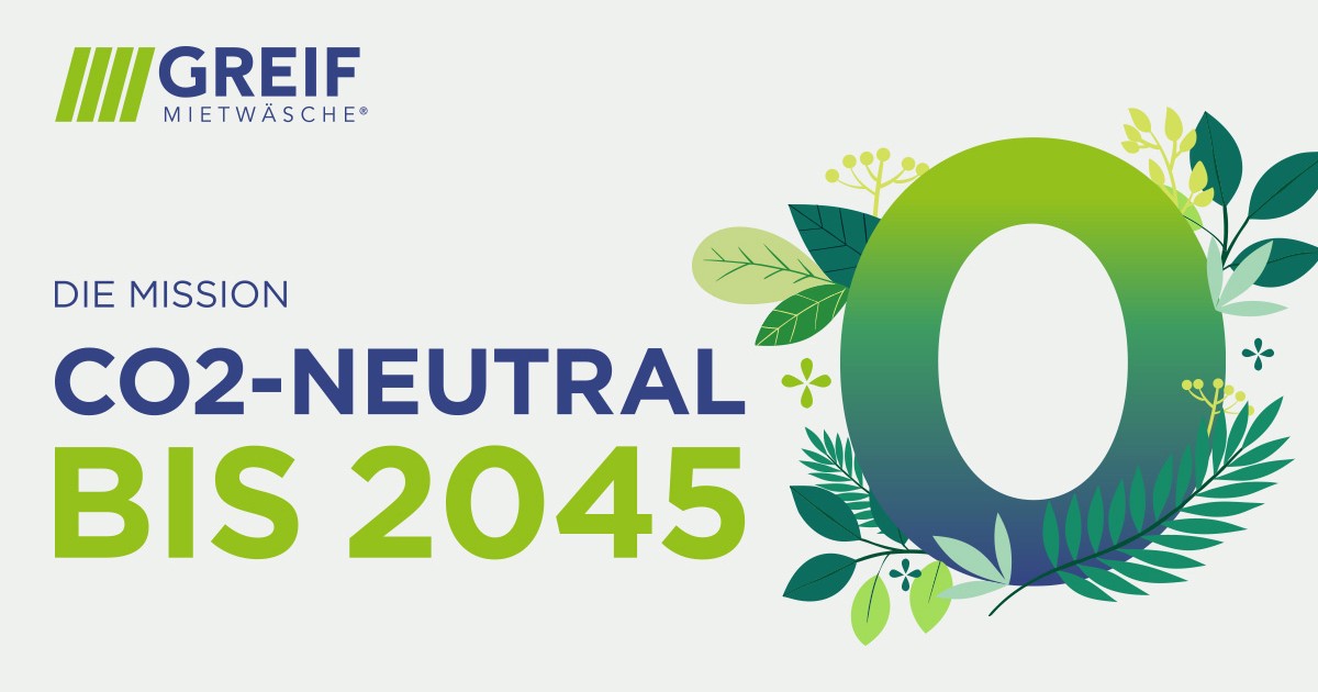 Die Greif Mietwäsche Mission: CO2-neutral bis 2045 | HOGAPAGE Nachrichten