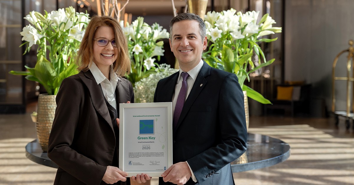 InterContinental Berlin: Green Key Zertifikat erneuert | HOGAPAGE ...